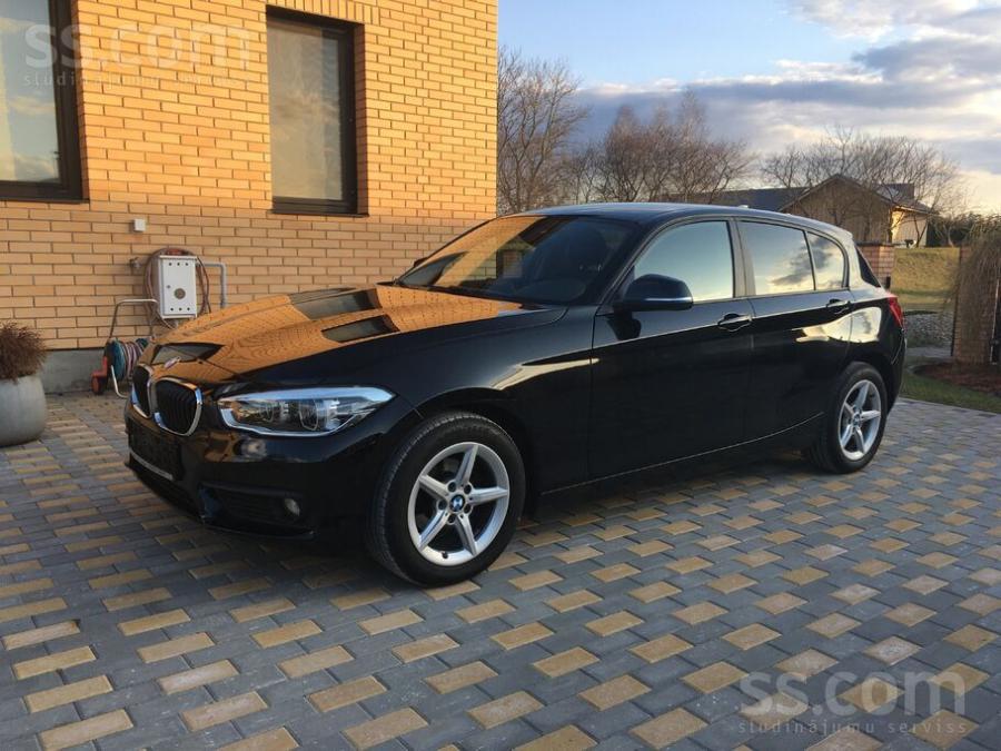 Melns BMW 116 2015 Rīga, ar dzinēja tilpumu 1.50 L un nobraukumu 0 tūkst. km par 8300 €, foto 1 vietnē AUTOMOTO.COM.LV