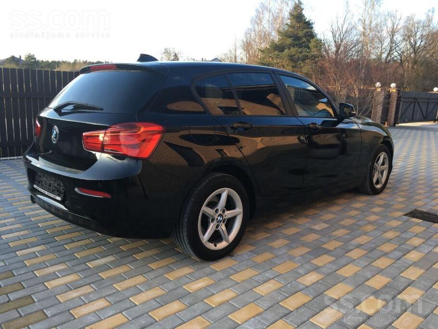 Melns BMW 116 2015 Rīga, ar dzinēja tilpumu 1.50 L un nobraukumu 0 tūkst. km par 8300 €, foto 9 vietnē AUTOMOTO.COM.LV