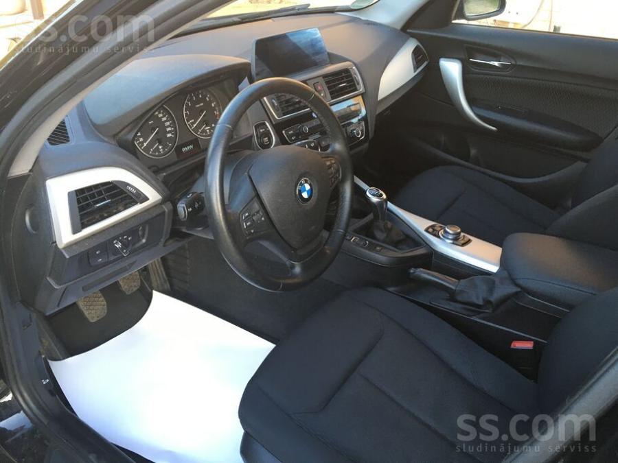 Melns BMW 116 2015 Rīga, ar dzinēja tilpumu 1.50 L un nobraukumu 0 tūkst. km par 8300 €, foto 12 vietnē AUTOMOTO.COM.LV