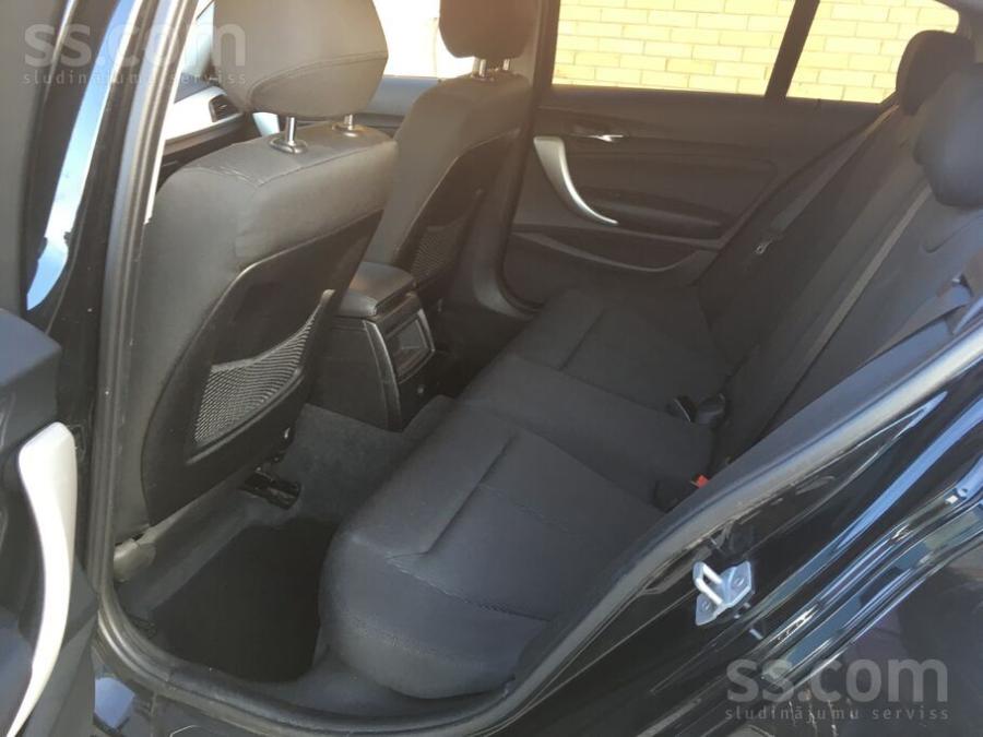 Melns BMW 116 2015 Rīga, ar dzinēja tilpumu 1.50 L un nobraukumu 0 tūkst. km par 8300 €, foto 18 vietnē AUTOMOTO.COM.LV