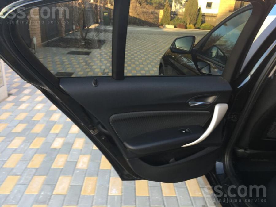Melns BMW 116 2015 Rīga, ar dzinēja tilpumu 1.50 L un nobraukumu 0 tūkst. km par 8300 €, foto 19 vietnē AUTOMOTO.COM.LV