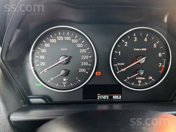 Melns BMW 116 2015 Liepāja, ar dzinēja tilpumu 1.50 L un nobraukumu 217 tūkst. km par 5399 €, foto 7 vietnē AUTOMOTO.COM.LV