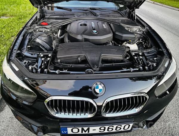 Black BMW 116 2015 in Liepaja, with an engine capacity of 1.50 L and mileage of 217 thousand km for 5399 €, photo 9 on AUTOMOTO.COM.LV