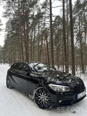 Black BMW 116 2015 in Riga, with an engine capacity of 1.50 L and mileage of 131 thousand km for 7350 €, photo  on AUTOMOTO.COM.LV