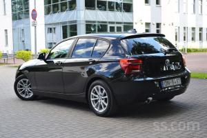 Black BMW 116 2015 in Jelgava, with an engine capacity of 1.60 L and mileage of 0 thousand km for 5690 €, photo 5 on AUTOMOTO.COM.LV