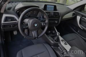 Black BMW 116 2015 in Jelgava, with an engine capacity of 1.60 L and mileage of 0 thousand km for 5690 €, photo 10 on AUTOMOTO.COM.LV