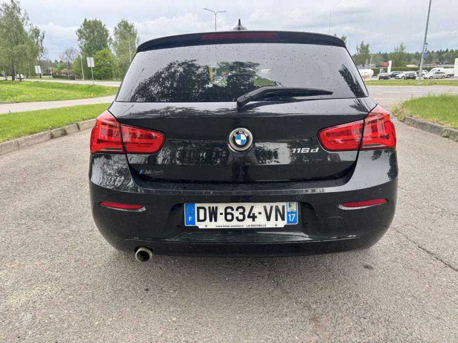 Black BMW 116 2015 in Taurage, with an engine capacity of 1.50 L and mileage of 208 thousand km for 5600 €, photo 9 on AUTOMOTO.COM.LV