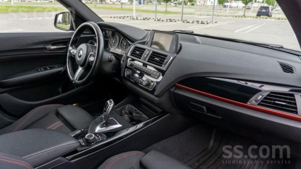 Black BMW 116 2015 in Riga, with an engine capacity of 1.50 L and mileage of 209 thousand km for 10190 €, photo 10 on AUTOMOTO.COM.LV