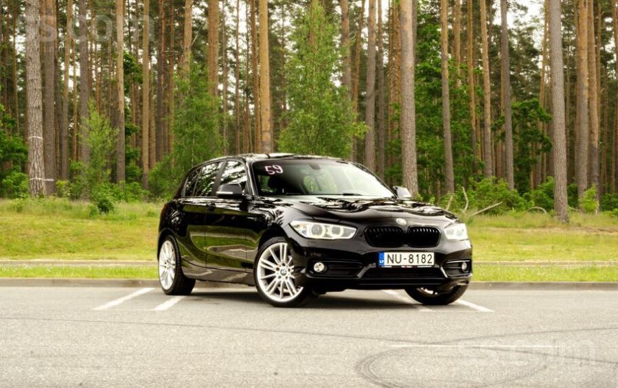Black BMW 116 2015 in Riga, with an engine capacity of 1.50 L and mileage of 209 thousand km for 9590 €, photo 3 on AUTOMOTO.COM.LV