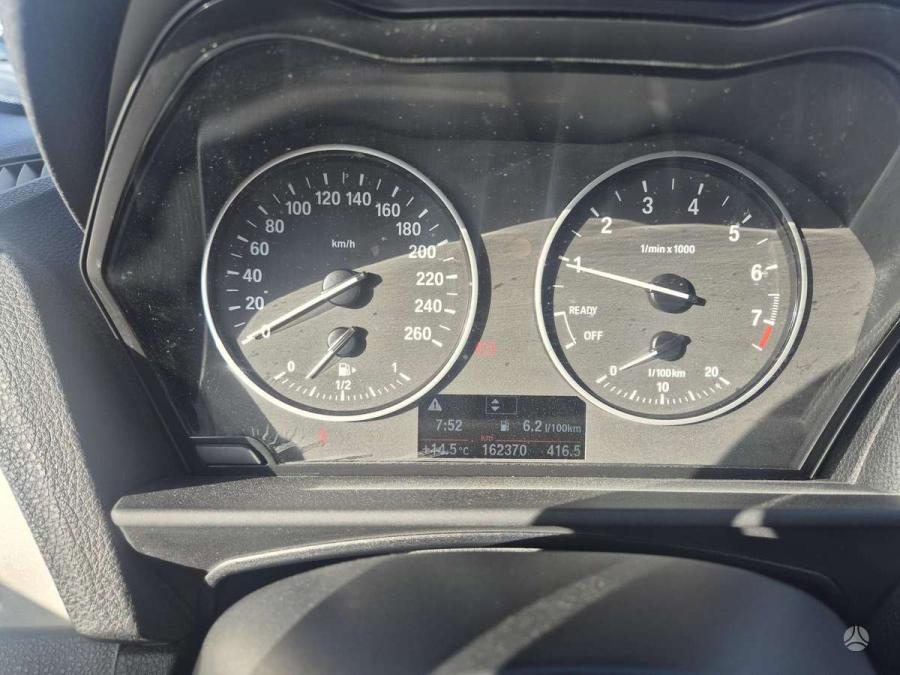 Черный БМВ 116 2015 в Таураге, объемом двигателя 1.50 л и пробегом 162 тыс. км за 6300 €, фото 13 на AUTOMOTO.COM.LV