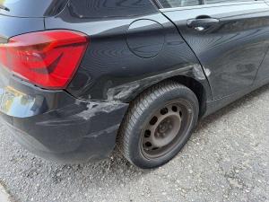 Melns BMW 116 2015 Kauņa, ar dzinēja tilpumu 1.50 L un nobraukumu 193 tūkst. km par 3500 €, foto 5 vietnē AUTOMOTO.COM.LV