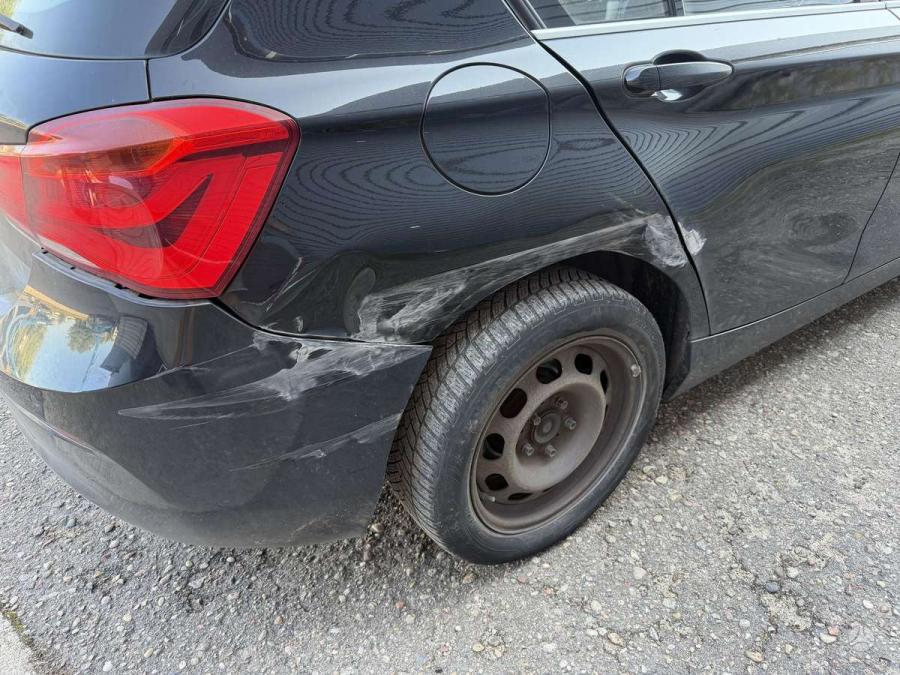 Melns BMW 116 2015 Kauņa, ar dzinēja tilpumu 1.50 L un nobraukumu 193 tūkst. km par 3500 €, foto 5 vietnē AUTOMOTO.COM.LV