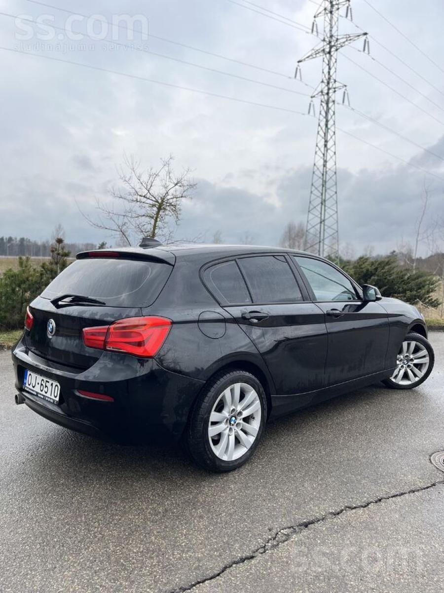 Melns BMW 116 2016 Ogre, ar dzinēja tilpumu 1.50 L un nobraukumu 300 tūkst. km par 7450 €, foto 3 vietnē AUTOMOTO.COM.LV