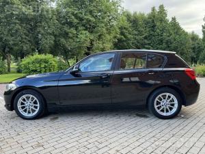 Black BMW 116 2016 in Bauska, with an engine capacity of 1.50 L and mileage of 237 thousand km for 6950 €, photo 4 on AUTOMOTO.COM.LV