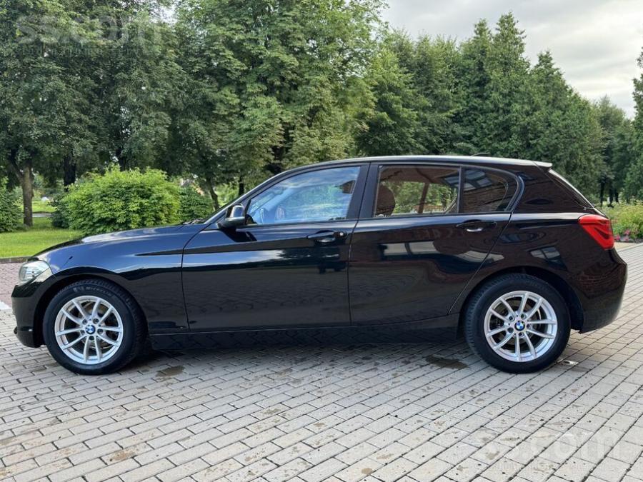 Black BMW 116 2016 in Bauska, with an engine capacity of 1.50 L and mileage of 237 thousand km for 6950 €, photo 4 on AUTOMOTO.COM.LV