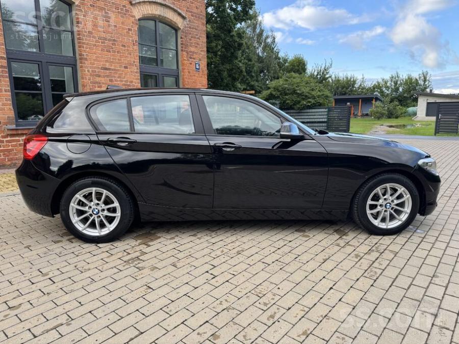 Black BMW 116 2016 in Bauska, with an engine capacity of 1.50 L and mileage of 237 thousand km for 6950 €, photo 10 on AUTOMOTO.COM.LV