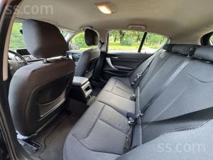 Black BMW 116 2016 in Bauska, with an engine capacity of 1.50 L and mileage of 237 thousand km for 6950 €, photo 20 on AUTOMOTO.COM.LV