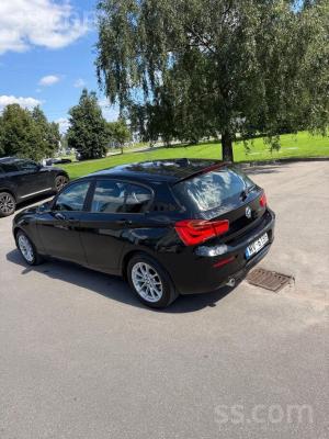 Melns BMW 116 2016 Rīga, ar dzinēja tilpumu 1.50 L un nobraukumu 255 tūkst. km par 8500 €, foto 4 vietnē AUTOMOTO.COM.LV