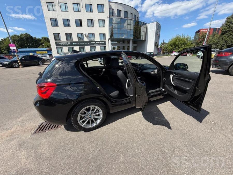 Melns BMW 116 2016 Rīga, ar dzinēja tilpumu 1.50 L un nobraukumu 255 tūkst. km par 8500 €, foto 5 vietnē AUTOMOTO.COM.LV