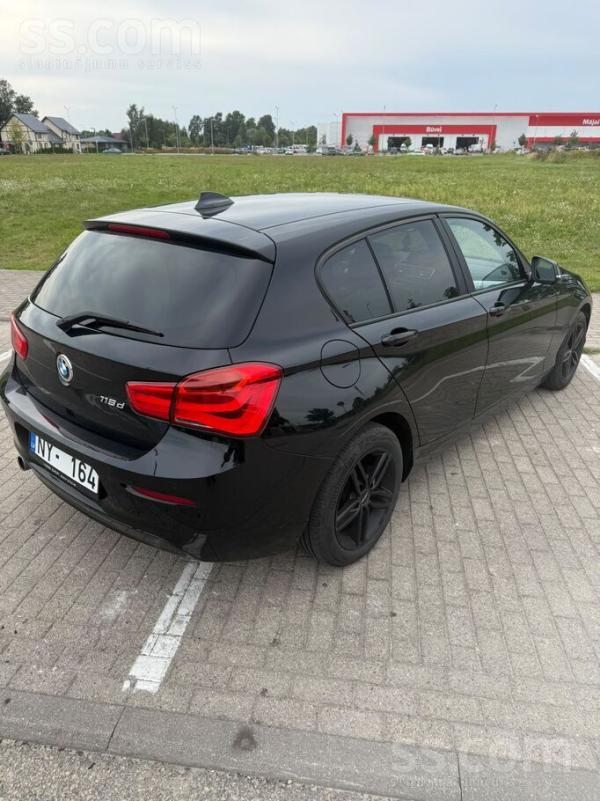 Melns BMW 116 2016 Rīga, ar dzinēja tilpumu 1.50 L un nobraukumu 242 tūkst. km par 8000 €, foto 3 vietnē AUTOMOTO.COM.LV