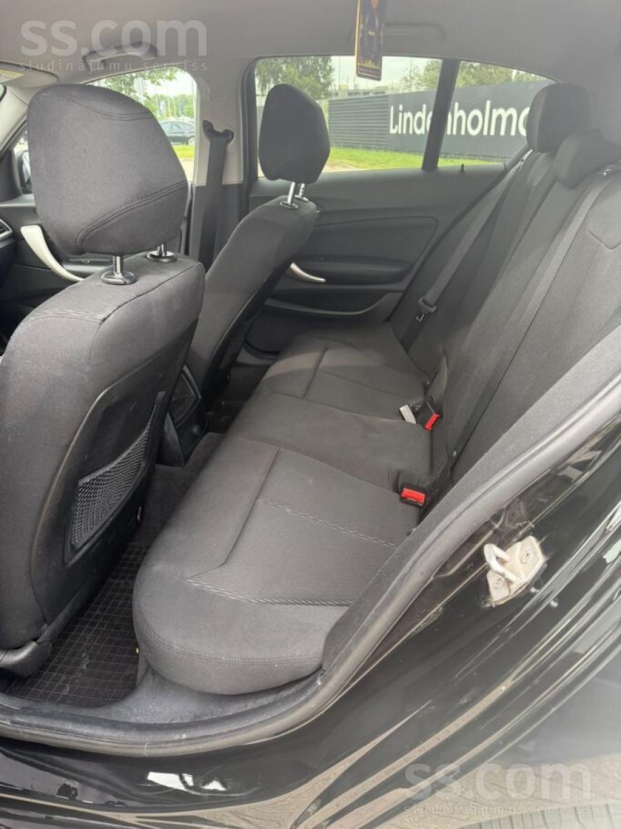 Melns BMW 116 2016 Rīga, ar dzinēja tilpumu 1.50 L un nobraukumu 242 tūkst. km par 8000 €, foto 8 vietnē AUTOMOTO.COM.LV