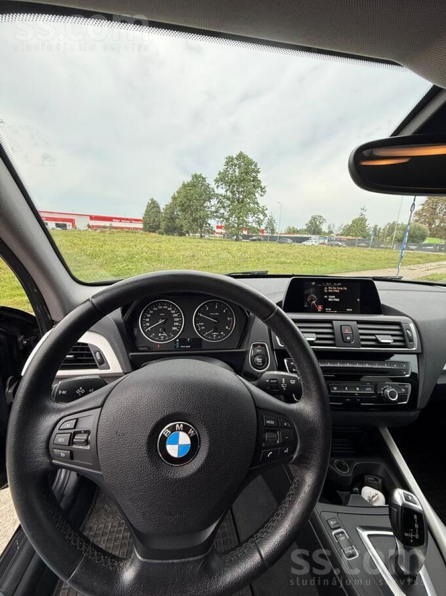 Melns BMW 116 2016 Rīga, ar dzinēja tilpumu 1.50 L un nobraukumu 242 tūkst. km par 8000 €, foto 11 vietnē AUTOMOTO.COM.LV