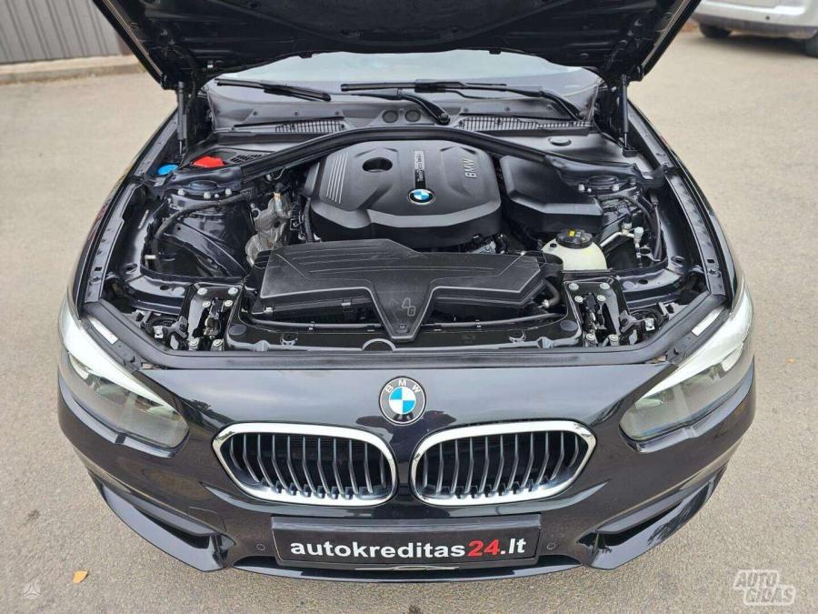 Melns BMW 116 2018 Šauļi, ar dzinēja tilpumu 1.50 L un nobraukumu 127 tūkst. km par 8950 €, foto 22 vietnē AUTOMOTO.COM.LV