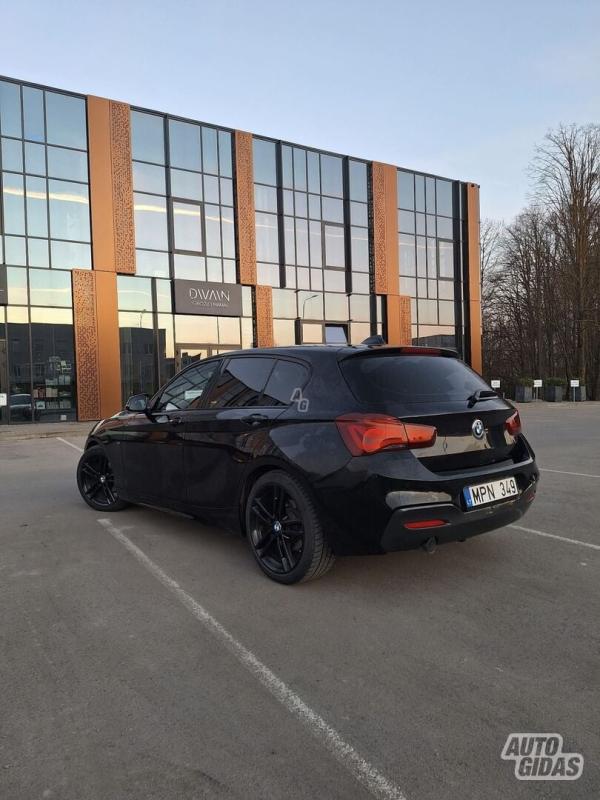 Melns BMW 116 2019 Kauņa, ar dzinēja tilpumu 1.50 L un nobraukumu 250 tūkst. km par 13500 €, foto 2 vietnē AUTOMOTO.COM.LV