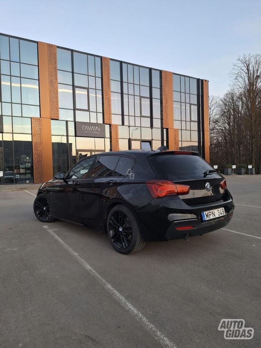 Melns BMW 116 2019 Kauņa, ar dzinēja tilpumu 1.50 L un nobraukumu 250 tūkst. km par 13500 €, foto 3 vietnē AUTOMOTO.COM.LV