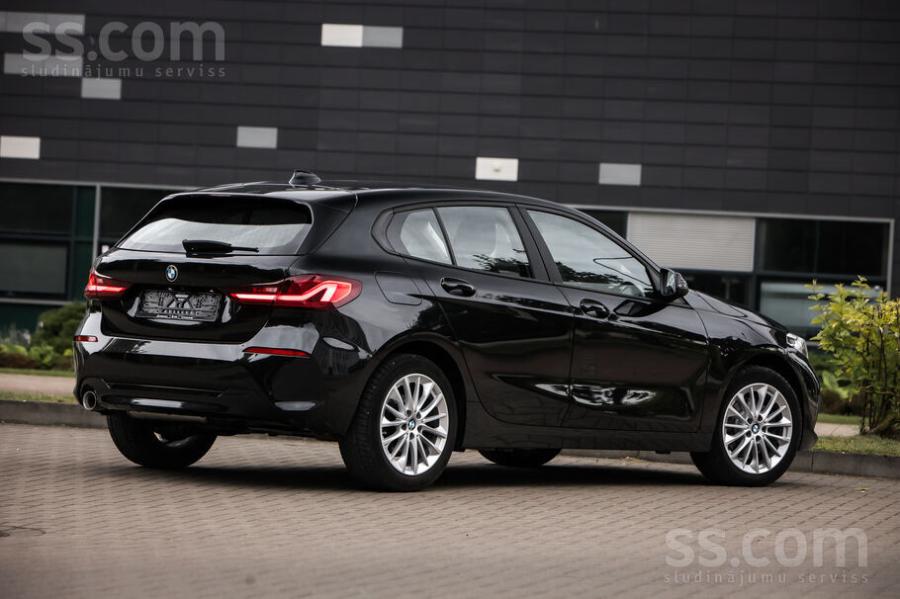 Black BMW 116 2023 in Jelgava, with an engine capacity of 1.50 L and mileage of 0 thousand km for 21990 €, photo 6 on AUTOMOTO.COM.LV