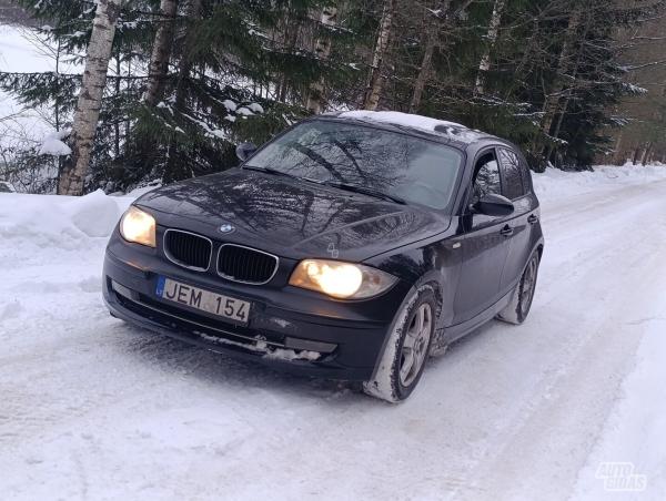 Black BMW 116 2007 in Kaunas, with an engine capacity of 1.60 L and mileage of 247 thousand km for 1699 €, photo 5 on AUTOMOTO.COM.LV