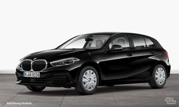 Black BMW 116 2022 in Kaunas, with an engine capacity of 1.50 L and mileage of 38 thousand km for 21499 €, photo 1 on AUTOMOTO.COM.LV