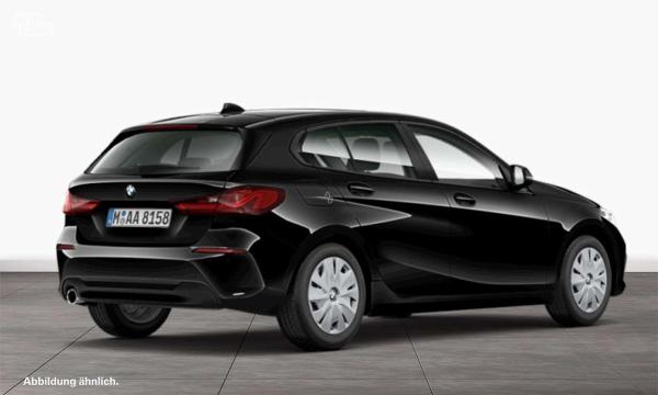 Black BMW 116 2022 in Kaunas, with an engine capacity of 1.50 L and mileage of 38 thousand km for 21499 €, photo 2 on AUTOMOTO.COM.LV