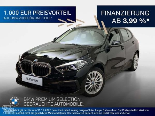 Melns BMW 116 2023 Kauņa, ar dzinēja tilpumu 1.50 L un nobraukumu 26 tūkst. km par 22695 €, foto 1 vietnē AUTOMOTO.COM.LV