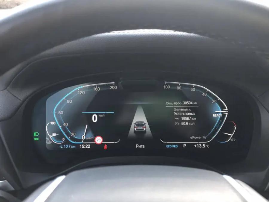 Blue BMW 116 2021 in Riga, with an engine capacity of 0.00 L and mileage of 31 thousand km for 53900 €, photo 14 on AUTOMOTO.COM.LV