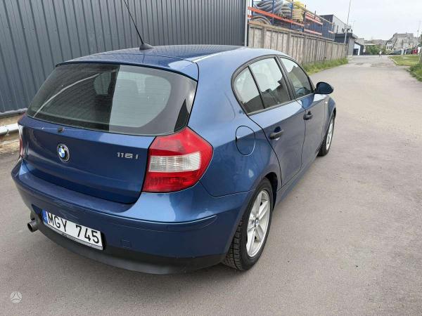 Blue BMW 116 2005 in Telschi, with an engine capacity of 1.60 L and mileage of 261 thousand km for 1100 €, photo 4 on AUTOMOTO.COM.LV