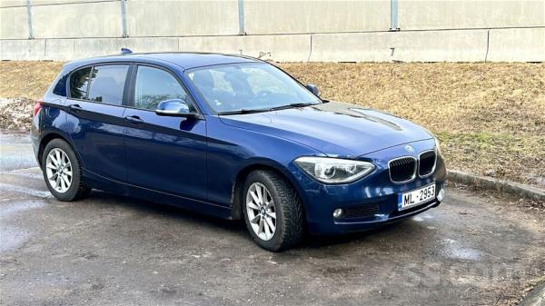 Blue BMW 116 2011 in Riga, with an engine capacity of 2.00 L and mileage of 270 thousand km for 6688 €, photo 6 on AUTOMOTO.COM.LV