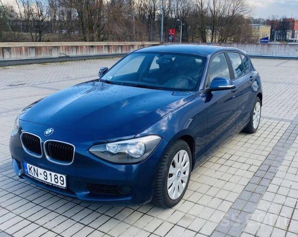 Blue BMW 116 2012 in Riga, with an engine capacity of 2.00 L and mileage of 267 thousand km for 5450 €, photo 1 on AUTOMOTO.COM.LV