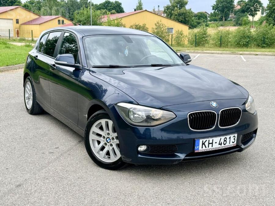 Blue BMW 116 2012 in Tukums, with an engine capacity of 2.00 L and mileage of 391 thousand km for 3800 €, photo 4 on AUTOMOTO.COM.LV