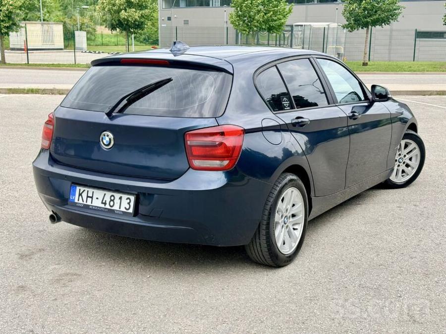 Blue BMW 116 2012 in Tukums, with an engine capacity of 2.00 L and mileage of 391 thousand km for 3800 €, photo 5 on AUTOMOTO.COM.LV