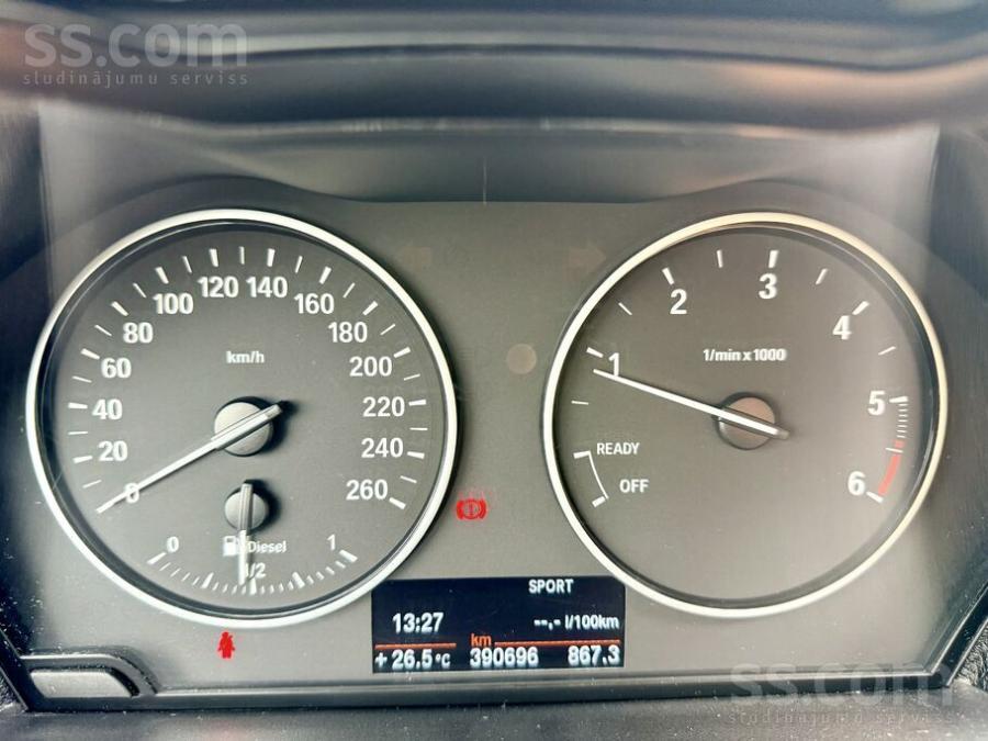 Blue BMW 116 2012 in Tukums, with an engine capacity of 2.00 L and mileage of 391 thousand km for 3800 €, photo 12 on AUTOMOTO.COM.LV