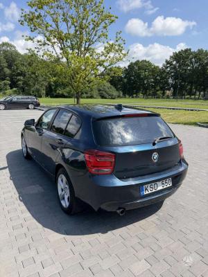 Blue BMW 116 2012 in Kaunas, with an engine capacity of 1.60 L and mileage of 245 thousand km for 4450 €, photo 10 on AUTOMOTO.COM.LV