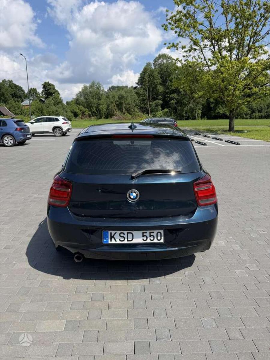 Blue BMW 116 2012 in Kaunas, with an engine capacity of 1.60 L and mileage of 245 thousand km for 4450 €, photo 11 on AUTOMOTO.COM.LV