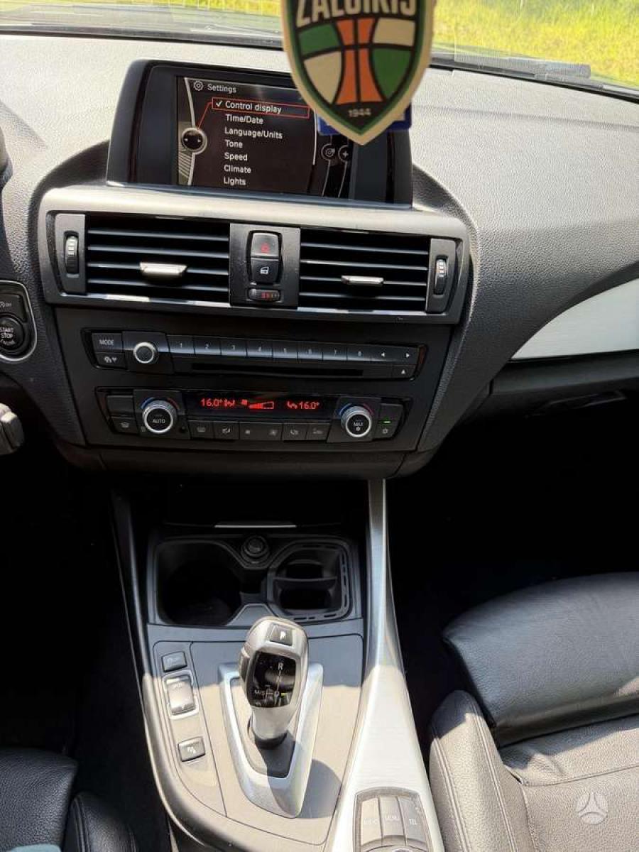 Blue BMW 116 2012 in Kaunas, with an engine capacity of 1.60 L and mileage of 245 thousand km for 4450 €, photo 14 on AUTOMOTO.COM.LV