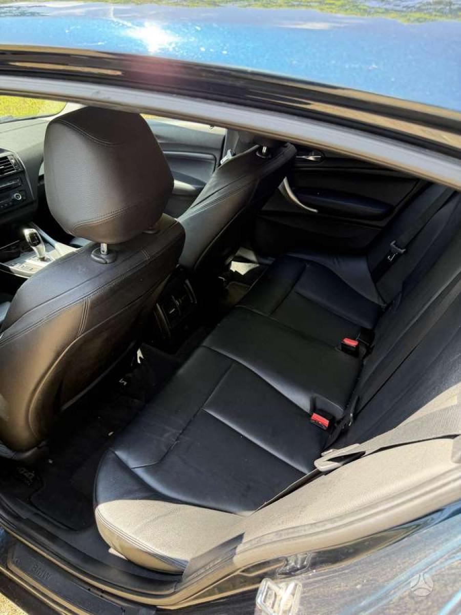 Blue BMW 116 2012 in Kaunas, with an engine capacity of 1.60 L and mileage of 245 thousand km for 4450 €, photo 17 on AUTOMOTO.COM.LV