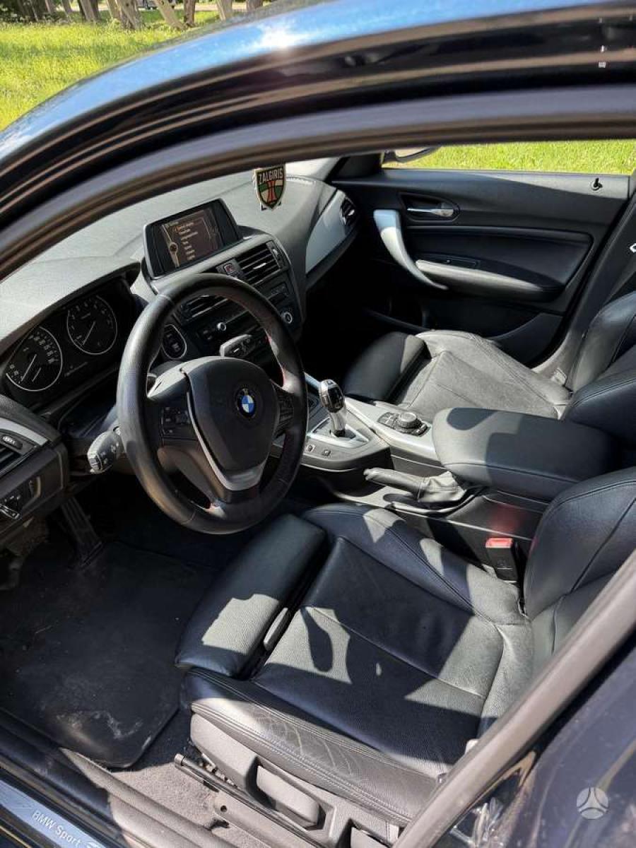 Blue BMW 116 2012 in Kaunas, with an engine capacity of 1.60 L and mileage of 245 thousand km for 4550 €, photo 16 on AUTOMOTO.COM.LV