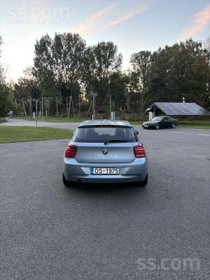 Zils BMW 116 2012 Rīga, ar dzinēja tilpumu 1.60 L un nobraukumu 196 tūkst. km par 5650 €, foto 7 vietnē AUTOMOTO.COM.LV