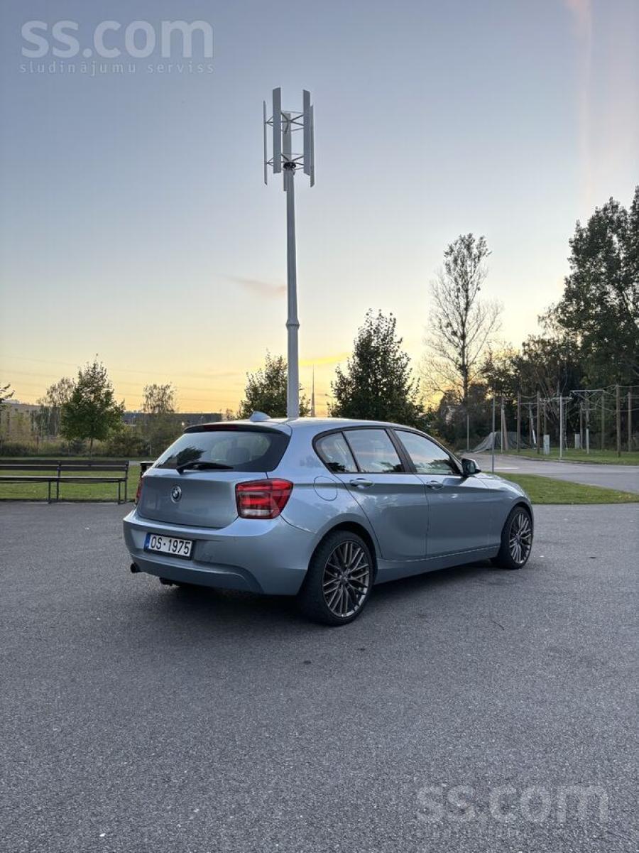 Zils BMW 116 2012 Rīga, ar dzinēja tilpumu 1.60 L un nobraukumu 196 tūkst. km par 5650 €, foto 8 vietnē AUTOMOTO.COM.LV