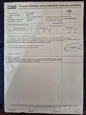 Синий БМВ 116 2013 в Мадона, объемом двигателя 2.00 л и пробегом 196 тыс. км за 8250 €, фото 10 на AUTOMOTO.COM.LV