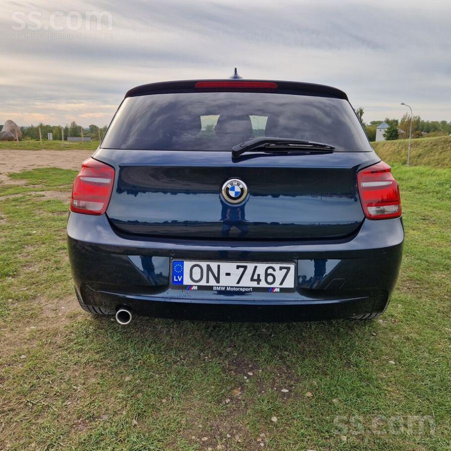 Zils BMW 116 2013 Daugavpils, ar dzinēja tilpumu 2.00 L un nobraukumu 274 tūkst. km par 7950 €, foto 7 vietnē AUTOMOTO.COM.LV